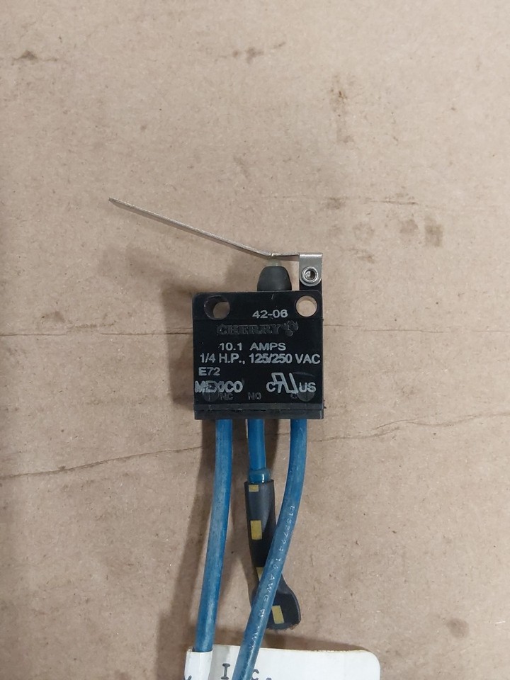 Cherry 10.1A 1/4HP-125VAC 10.1A-250VAC Micro Switch E62-10A NOS | eBay