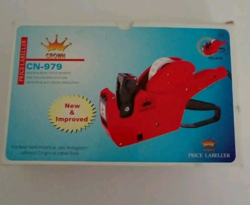 Genuine Crown CN-979 Price Tag Gun Labeller Label Maker | eBay