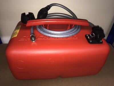 GENUINE Quicksilver 25 Litre Fuel Tank & 8FT Fuel Line TOHATSU 2-Stroke ...