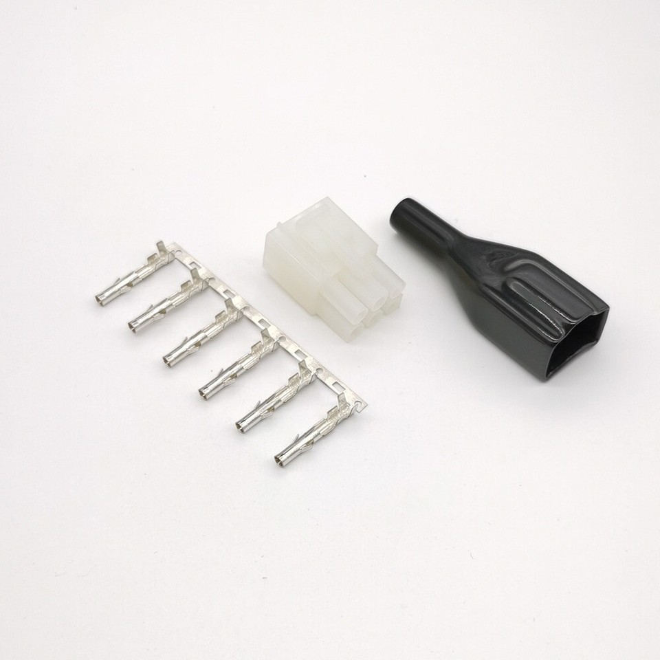 5Pcs 6 Pin Power Connector Plug Cord For Kenwood YAESU Radio FT-857D FT ...
