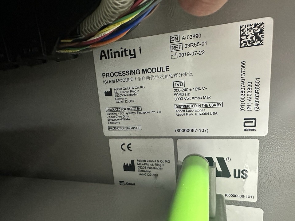 Abbott Alinity i Clinical Chemistry & Immunology Analyzer | eBay