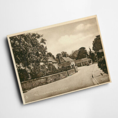 A3 PRINT - Vintage Sussex - The Village and Fox Inn, Funtington | eBay UK