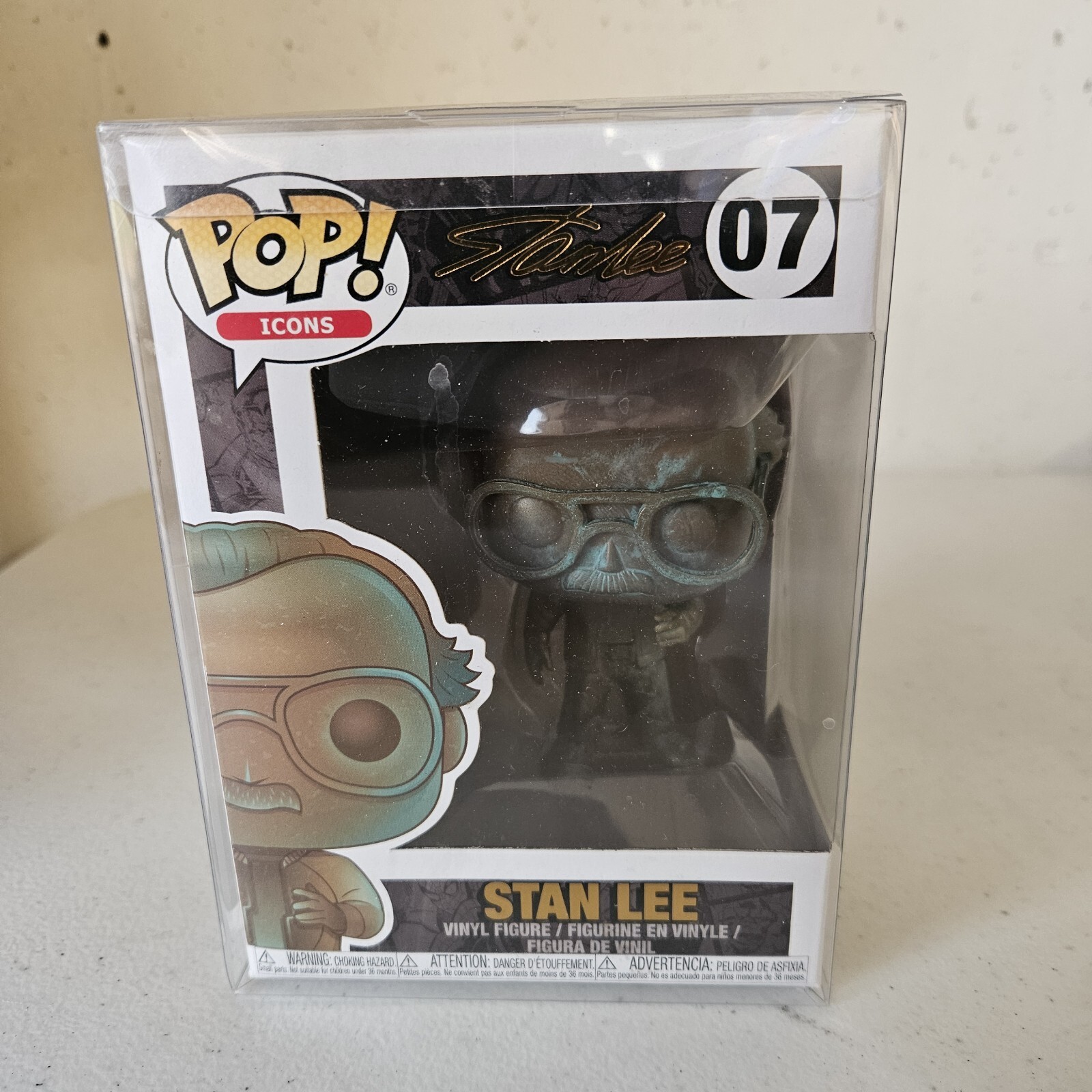 Funko Pop Stan Lee 07 Hero Initiative Icon Pow Entertainment Patina ...