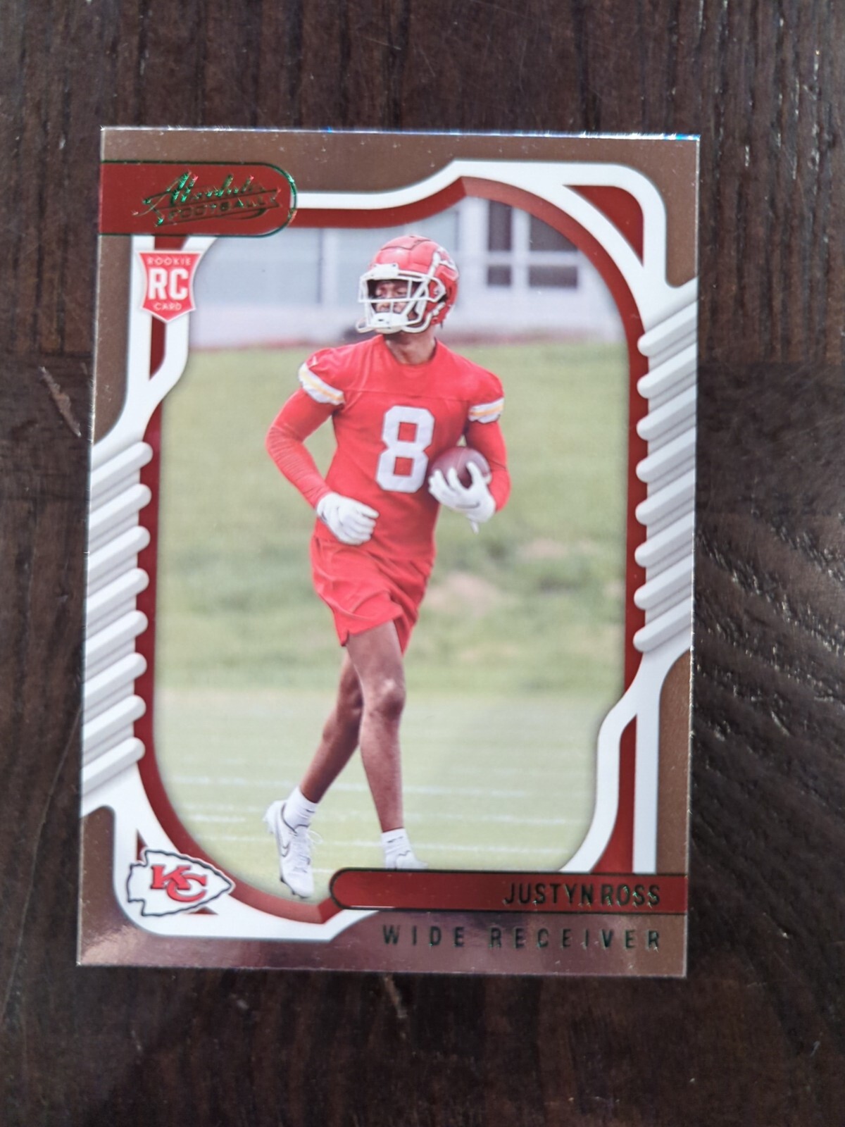 2022 PANINI ABSOLUTE JUSTYN ROSS BASE ROOKIE KANSAS CITY CHIEFS Green ...