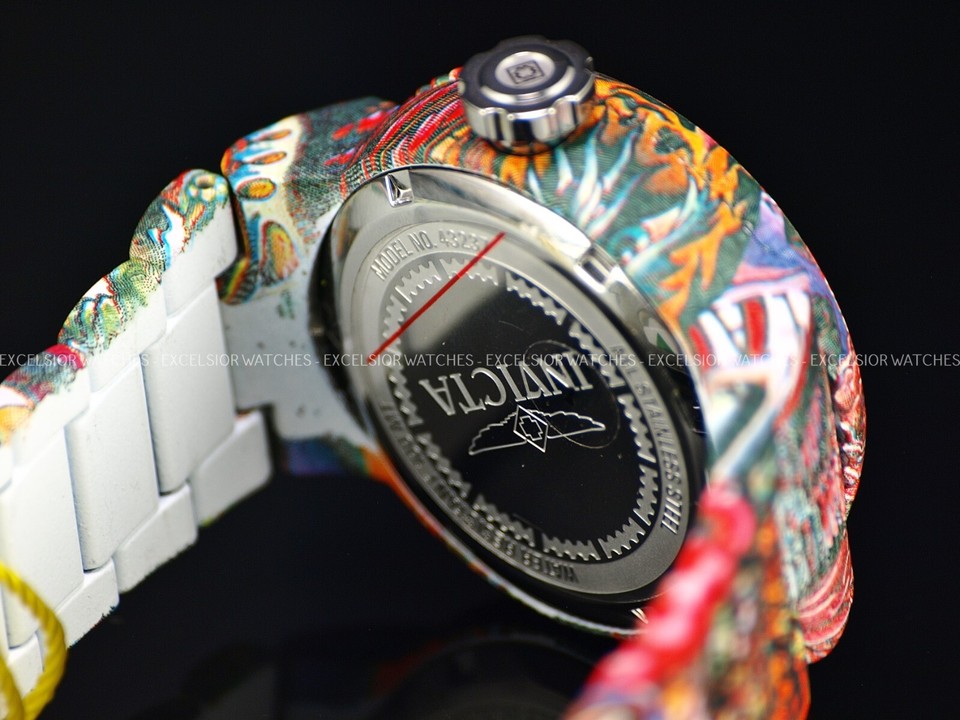 Invicta Women's 40mm Pro Diver Aqua HydroPlated Graffiti Multicolor ...