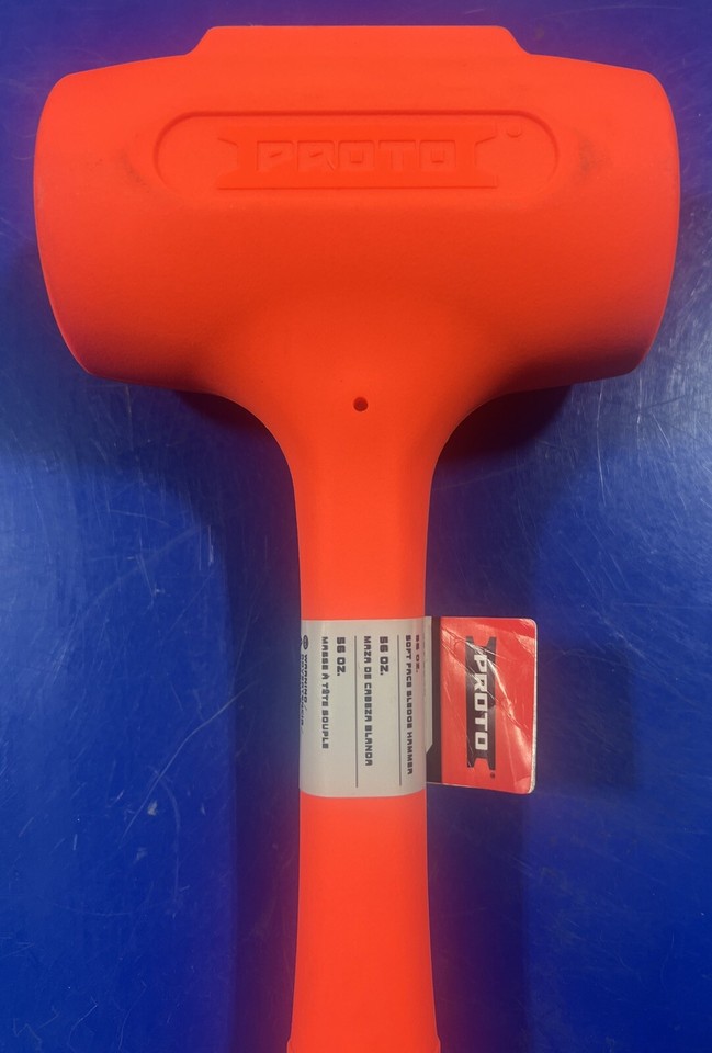 Proto 56oz Soft Face Dead Blow Sledge Hammer Orange J57-534A NEW | eBay