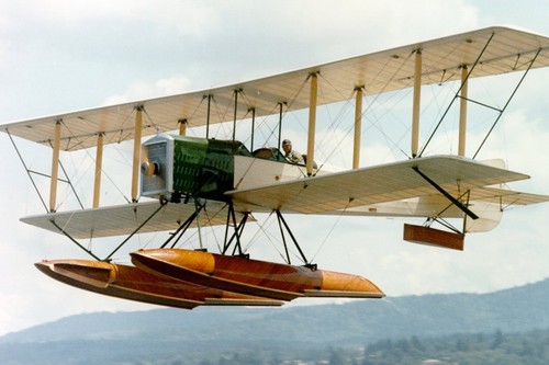 Boeing Model 1 B & W Seaplane Biplane Airplane Model Replica Small Free ...