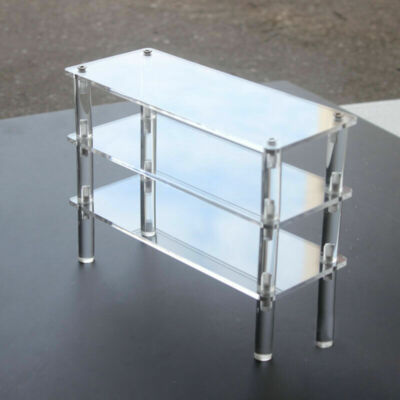 Acrylic Clear Stand Model Removable Display Shelf Transparent Perspex ...