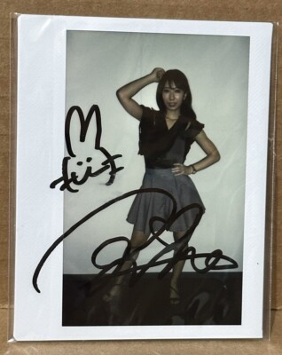 Riho 里歩 Autograph Signed Original 3.25”x4.25” Cheki 1/1 Stardom AEW ...
