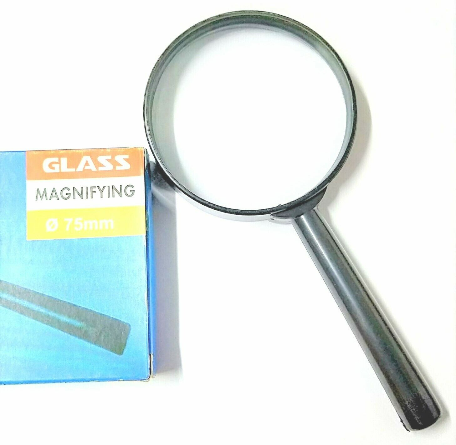 Magnifying Glass 75mm Magnifier 18cm long and 8cm Diameter Science Kids ...
