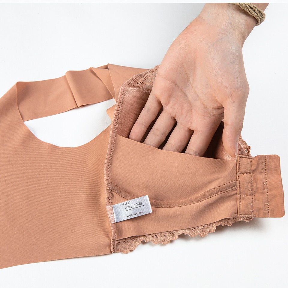 Ladies Bras 32-48AAA AABC Front Hooks Brassiere Push Up Bra Wireless ...