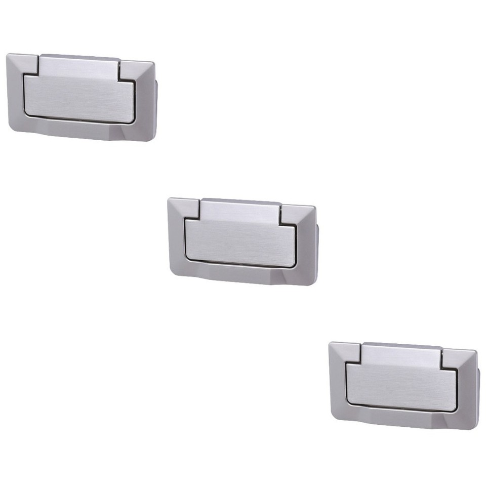 3pcs Recessed Door Handle Drawer Handle recessed door handles | eBay UK