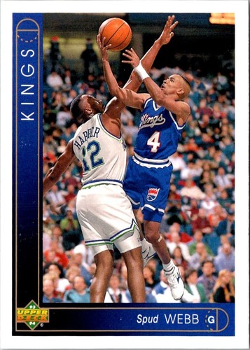 1993 Upper Deck Spud Webb #286 Sacramento Kings Basketball Card | eBay