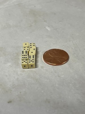 Dicecapades! Dice Game - Replacement Mini Ivory Spot Dice lot of (10 ...