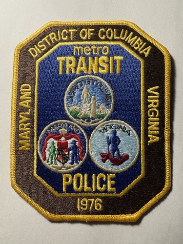 Maryland Virginia DC Metro Transit Police Patch | eBay
