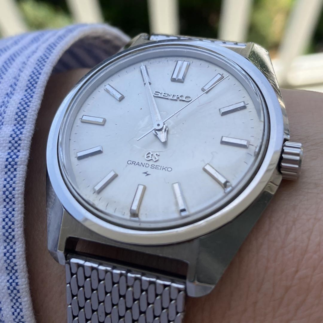 Grand Seiko 4420-9000 Hand-Wound 1967 Wooden Box + Me… - Gem