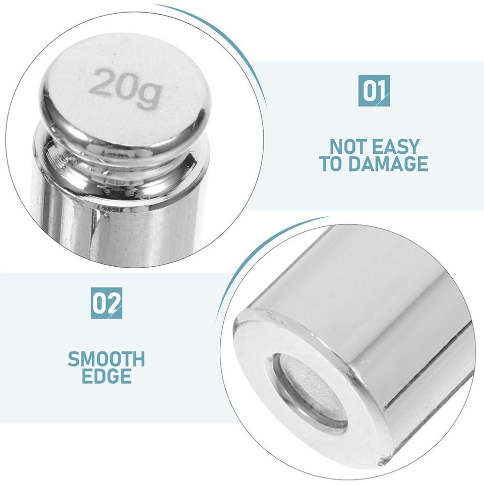 10pcs Steel Calibration Weights For Digital Scale Gram Weight Lab ...