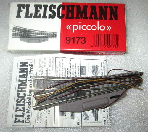 FLEISCHMANN 9173 N PICCOLO RIGHT HAND ELECTRIC TURN OUT SWITCH POINT ...