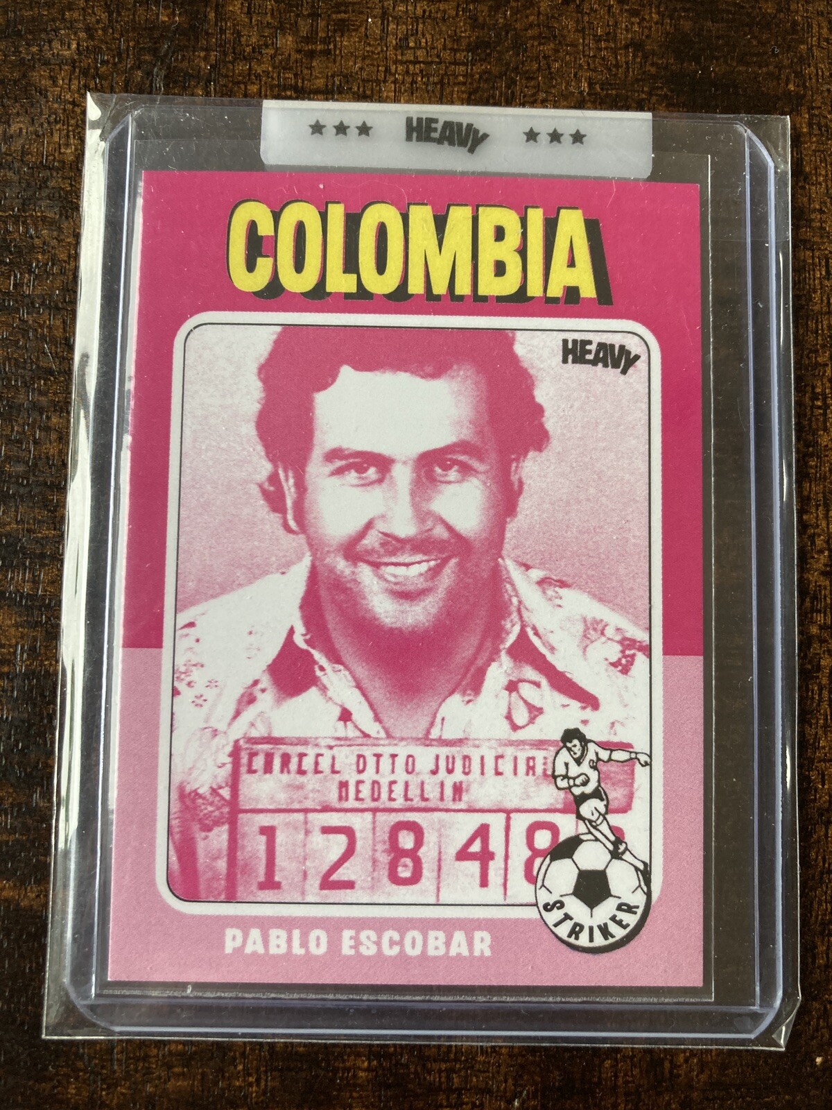 Heavy Trading Cards Limited PINK Pablo Escobar Card #’d 4/10 | eBay