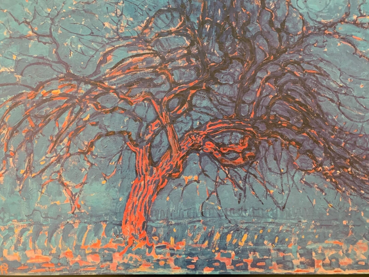 Mondrian Red Tree