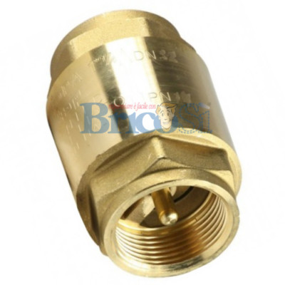 VALVOLA DI NON RITORNO RITEGNO SICUREZZA EUROPA DA 1/2" A 4" IN OTTONE TIPO ITAP | eBay