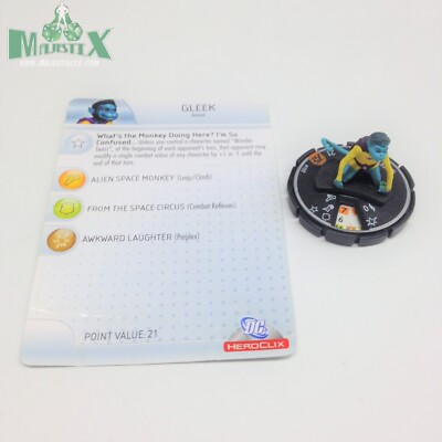 Heroclix DC75th Anniversary set Gleek #102 Limited Edition figure w ...