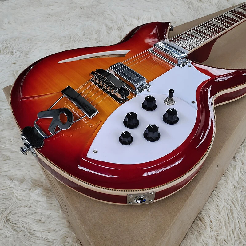 Classic 12 String Electric Guitar, Luxury Double Edging, Semi Hollow ...