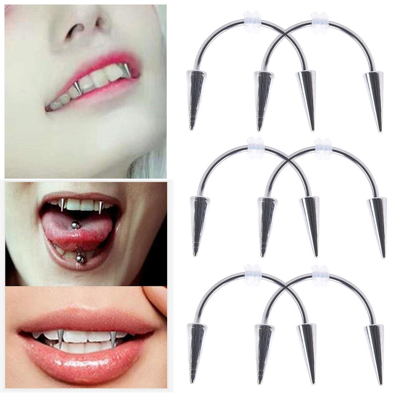 Vampire Lip Piercing