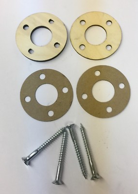 1 Ragland ProFit 2-1/8" Round Caster Socket Shim Kit, adjust/level ...