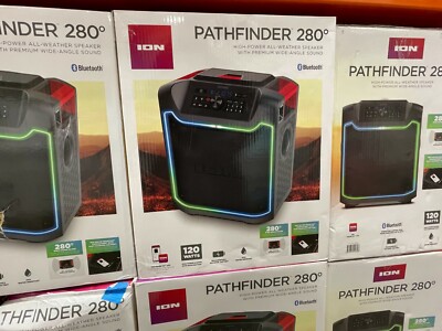 ION Pathfinder 280 All-Weather Speaker w/ Premium Wide-Angle Sound ...