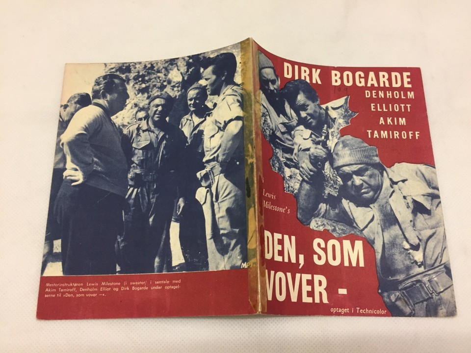 They Who Dare Dirk Bogarde Denholm Elliott´Alec Mango 1954 Danish Movie ...