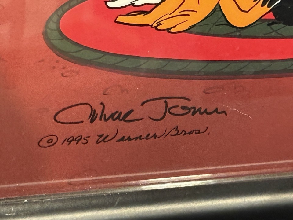 Chuck Jones Animated Cel Bugs Bunny-Daffy Duck A/P 38/50 “Chariots Of ...