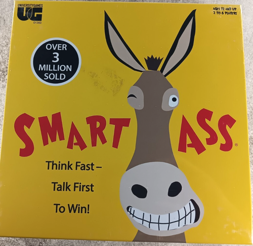 Smart Ass NEW The Ultimate Trivia Board Game by University Games ...