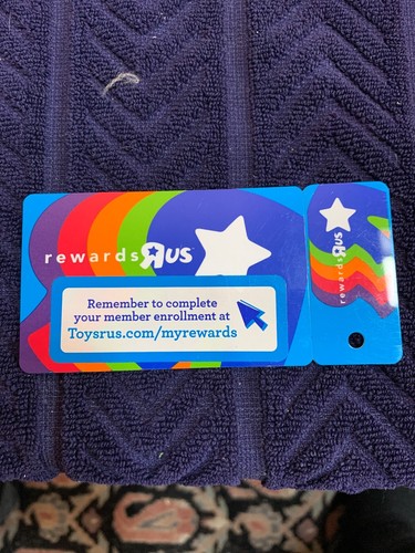 TOYS R US BABIES R US REWARDS MEMBER CARD COLLECTIBLE PLASTIC NO VALUE ...