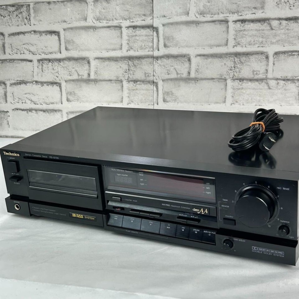 Technics RS-B705 3 Head Cassette Deck Dolby B C HX PRO Metal Tape Fully Function | eBay