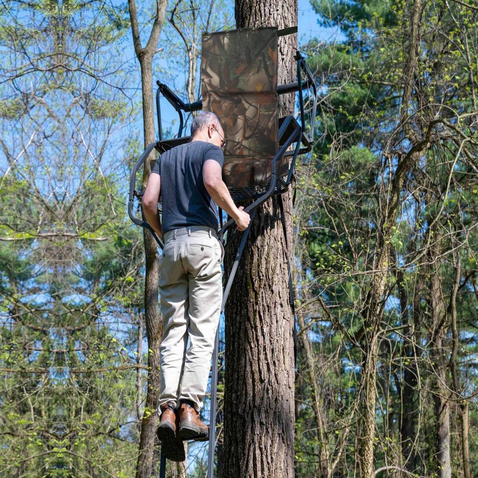 Tree Stand Seat Replacement Adjustable Seat Cushion with Backrest for ...