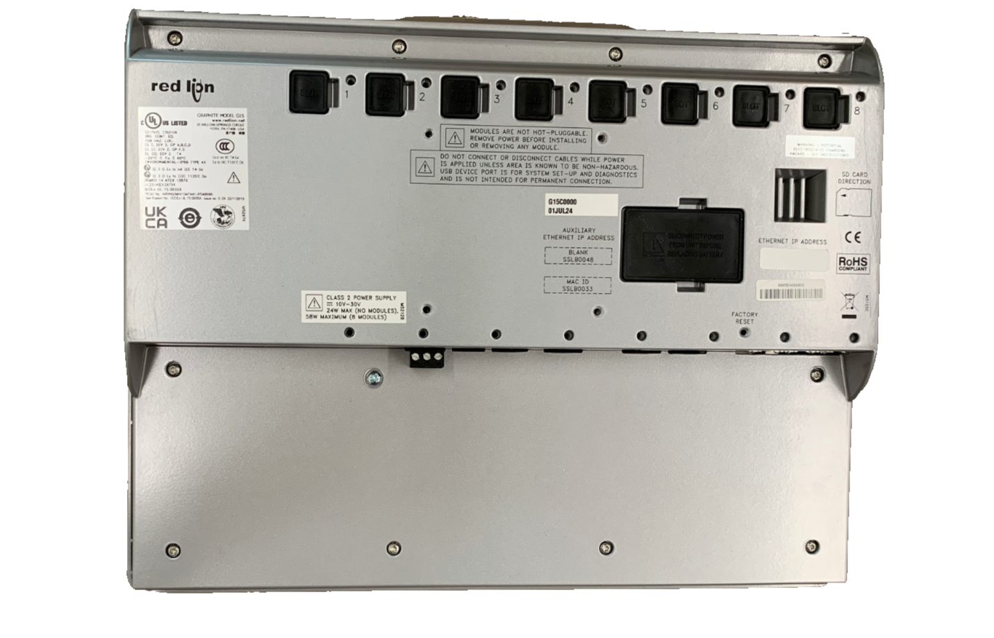 G15C0000 15" Red Lion Graphite Series HMI *MOUNTS THE SAME AS ...