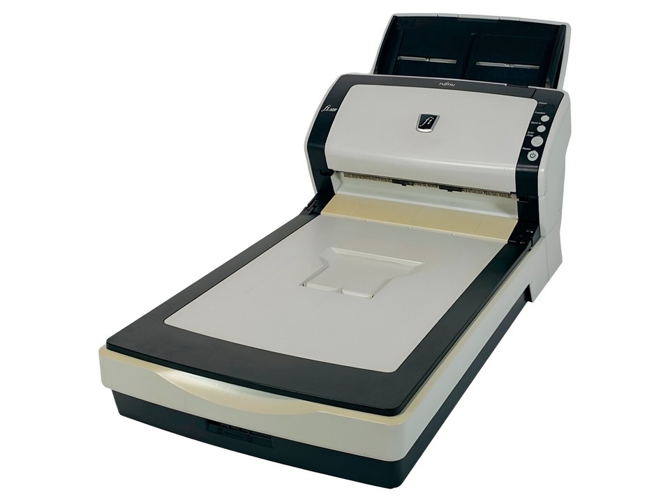 Fujitsu FI-6240 600 DPI Duplex Flatbed Image Document Scanner w/AC ...