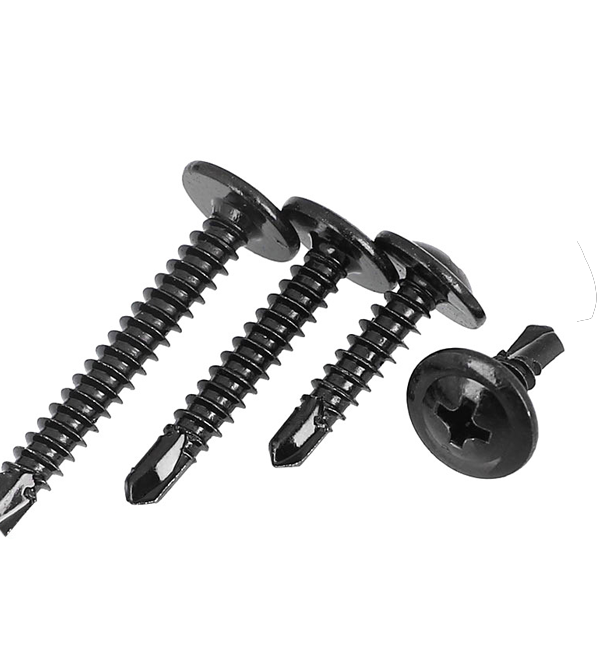 BLACK SELF DRILLING CAR INTERIOR PANEL SCREWS WINDOW FRAME SELF TAPPING ...