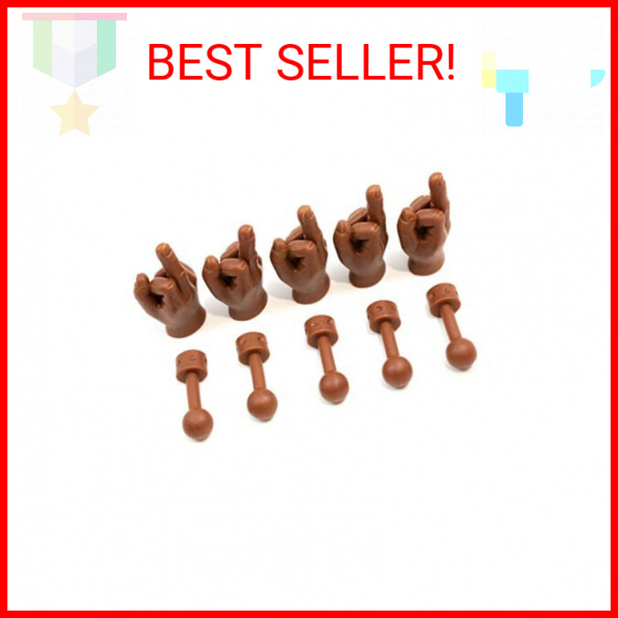 Dark Skin Tone Tiny Hands (Middle Finger Sign) - 5 Pack - MFU Style ...