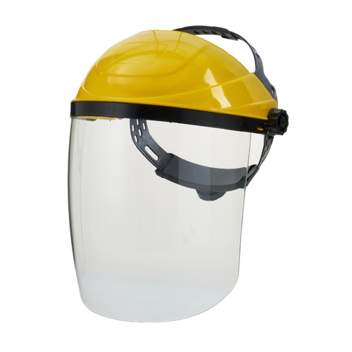 Clear Full Safety Face Mask Shield Visor Strimmer Lumberjack Garden ...