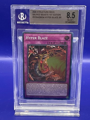 YU-GI-OH! Hyper Blaze 1st Edition Super Rare SDSA-EN034 BGS 8.5 | eBay