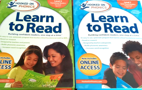 Hooked on Phonics Levels 5 and 7 | eBay