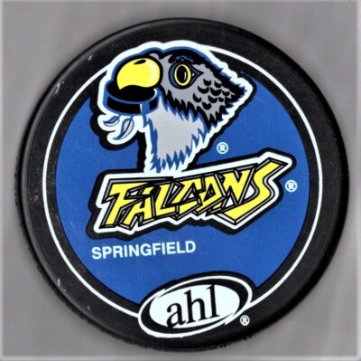 SPRINGFIELD FALCONS American Hockey League AHL Souvenir Puck | eBay
