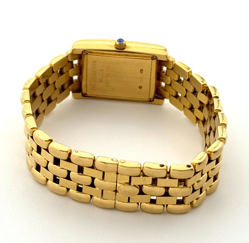 Concord Veneto Ladies 18K Gold Watch 51-25-665 MOP Dial Diamond Bezel w ...