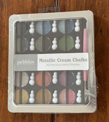 Pebbles METALLIC Cream Chalks 30 Precious Metal SHADES NEW | eBay