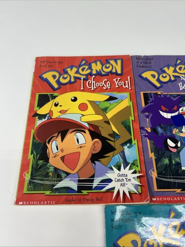 Vintage Lot Of 3 Scholastic Pokemon Books PB 1999 Tracy West | eBay