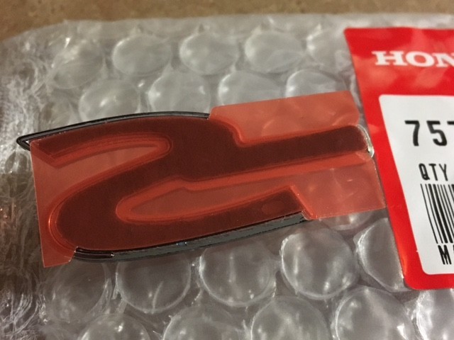 New OEM Acura CL TL RSX DC5 K20 Chrome & Red "Type S" Emblem Badge ...