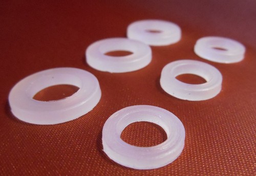 10 pcs M10 WHITE NYLON FLAT FORM A WASHERS PLASTIC WASHER 10mm Inner ...