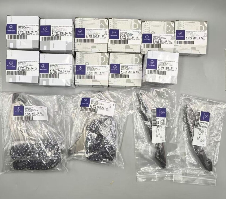 15PCS Timing Chain Tensioner Kit For Mercedes Benz W205 W222 M276 3.0T ...